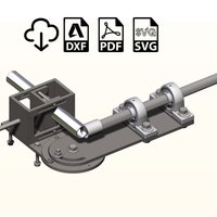 NEW REVISION - Tube Bender Plans (pro Tools Version) R2- Dxf Cnc Cad ...