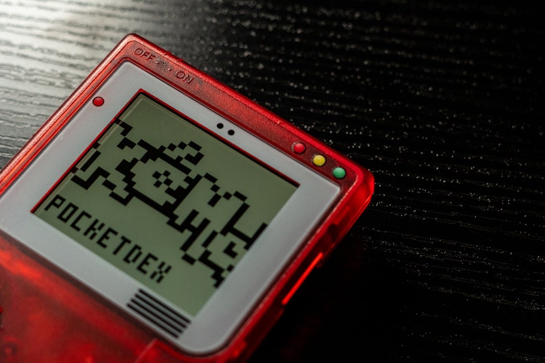 Custom Game Boy Pocket Pokémon Pokédex Uv-print. With - Etsy