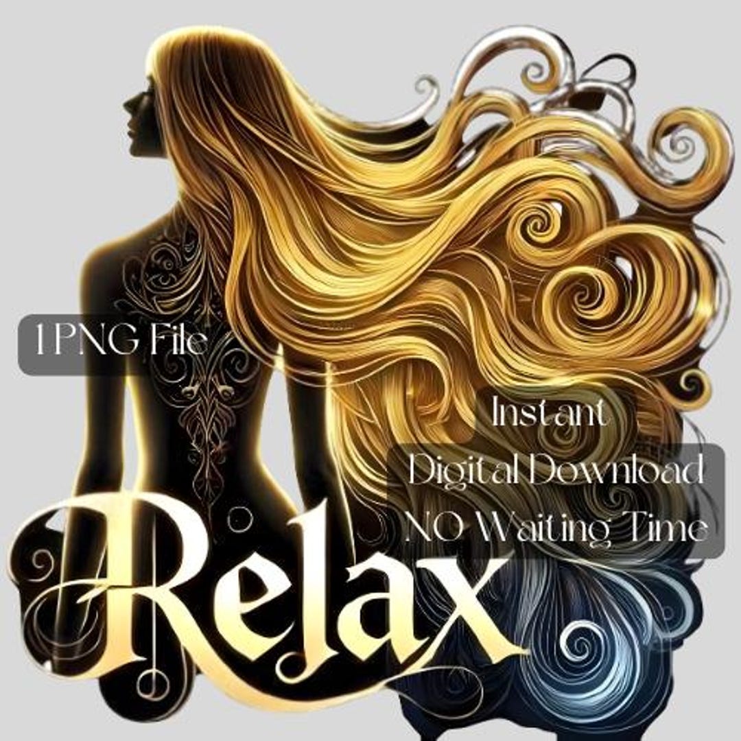 Transparent Relaxing Woman Clipart | Relaxing Time Digital Art PNG ...