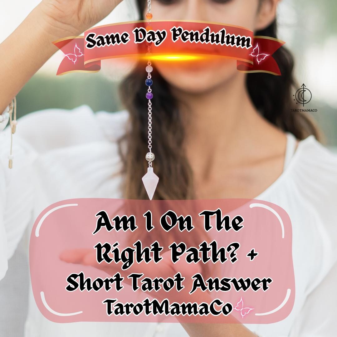 Fast Psychic Pendulum Reading • Am I on the Right Path? • Yes or No ...