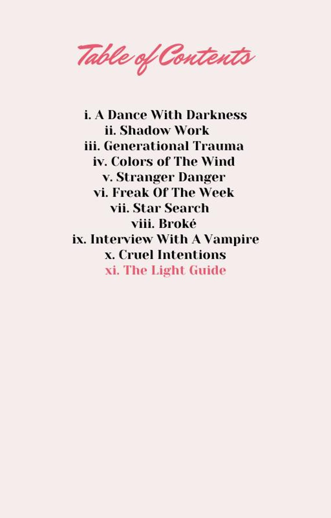 The Light Guide - Etsy