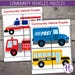 Community Vehicles Puzzles: Printable Preschool Activity (PDF) - Etsy