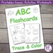Alphabet Coloring Flashcards: Letter Sound Learning (PDF Download) - Etsy