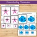 Ocean Animal Size Sequencing Cards for Toddlers, Preschool ...