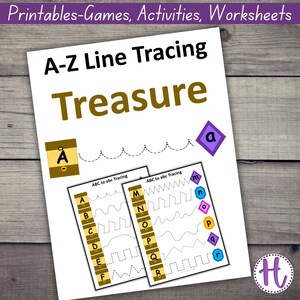 Line Tracing Worksheets-pirate Treasure, Printable Tracing Printables ...