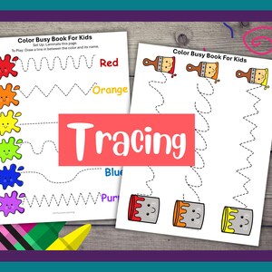 Color Learning Busy Book|preschool Printable Activities|toddler ...