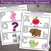 Picture Capital to Lowercase Letter Match Puzzles, Alphabet Matching ...