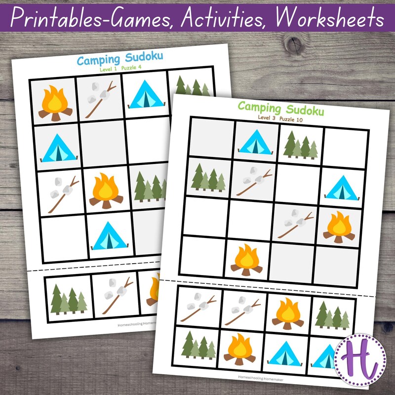 Sudoku Camping - Etsy