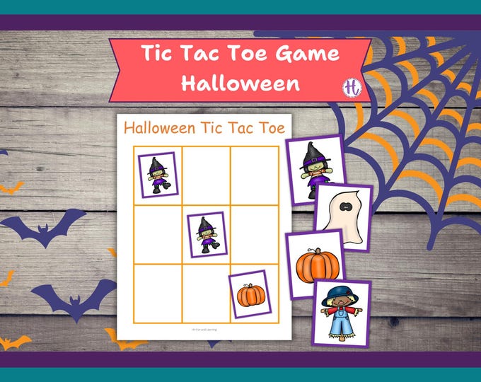 Farm Animals Tic Tac Toe Game: Printable Kids Learning Activity (PDF ...