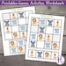 Animal Sudoku Game for Kids, Printable Sudoku Picture Game, Critital ...
