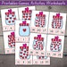 Valentine's Day Heart Counting Clip Cards: Numbers 1-20 (PDF) - Etsy