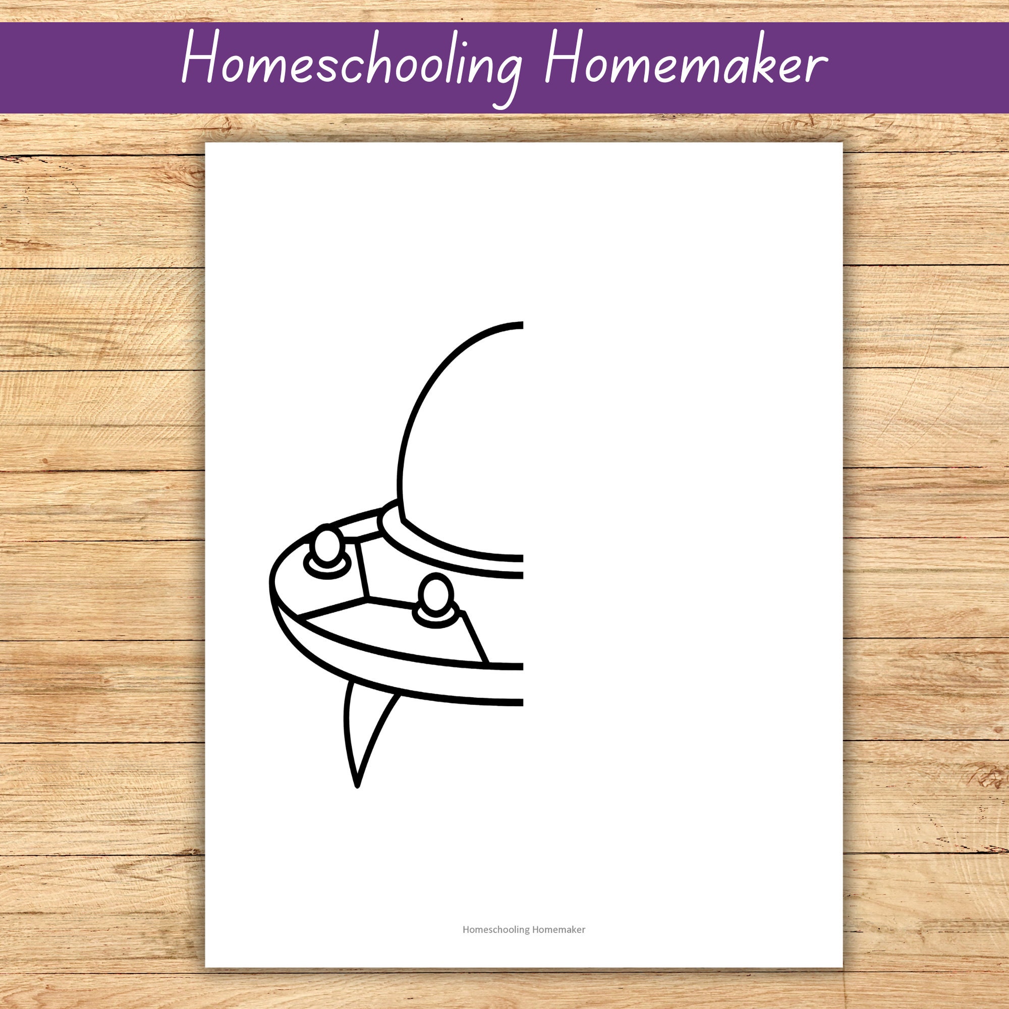 Symmetry Drawing Worksheets-spaceships - Etsy