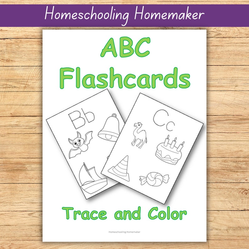 Alphabet Flashcards for Kids Kindergarten Preschool - Etsy