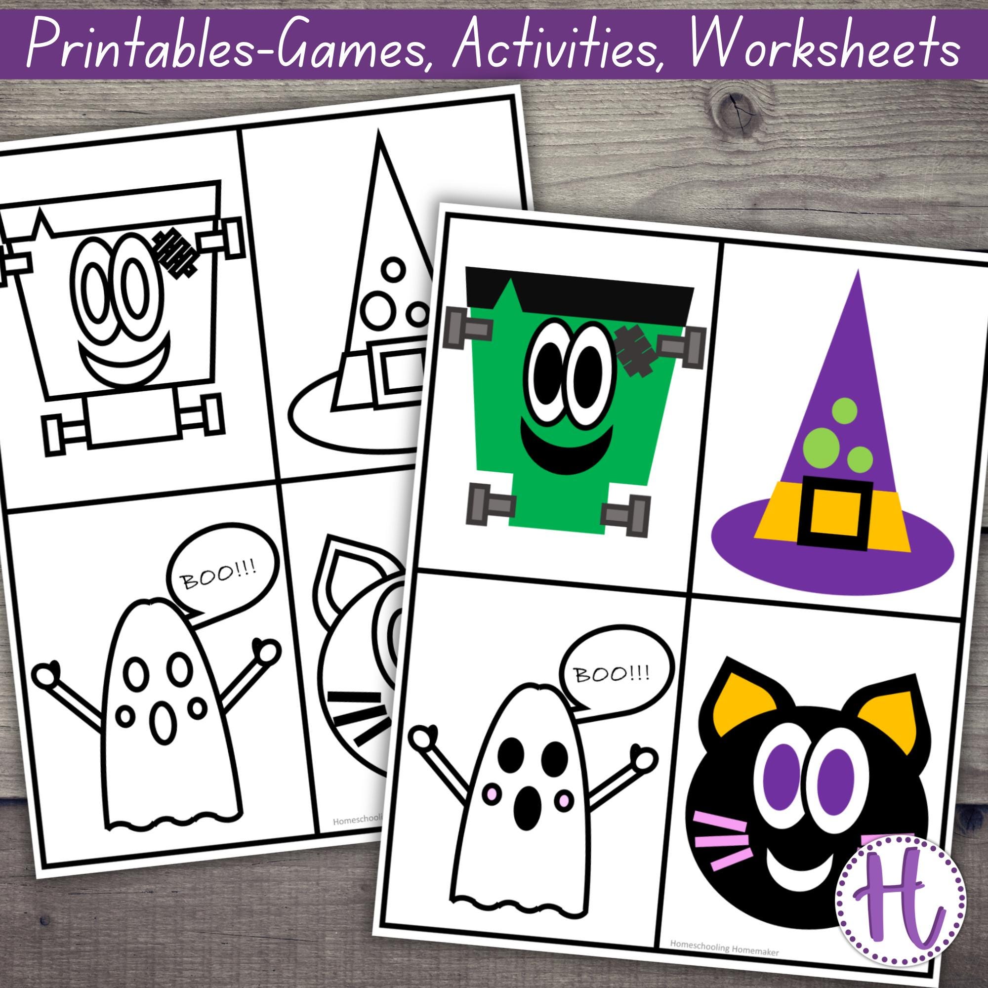 Printable Halloween Decoration Templates, Simple Decorations Kids Can ...