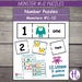 Monster Number Puzzles 1-12 Printable Activity for Kids, Number ...