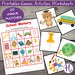School Memory Game for Kids, Kindergarten Matching Card Game, Simple ...
