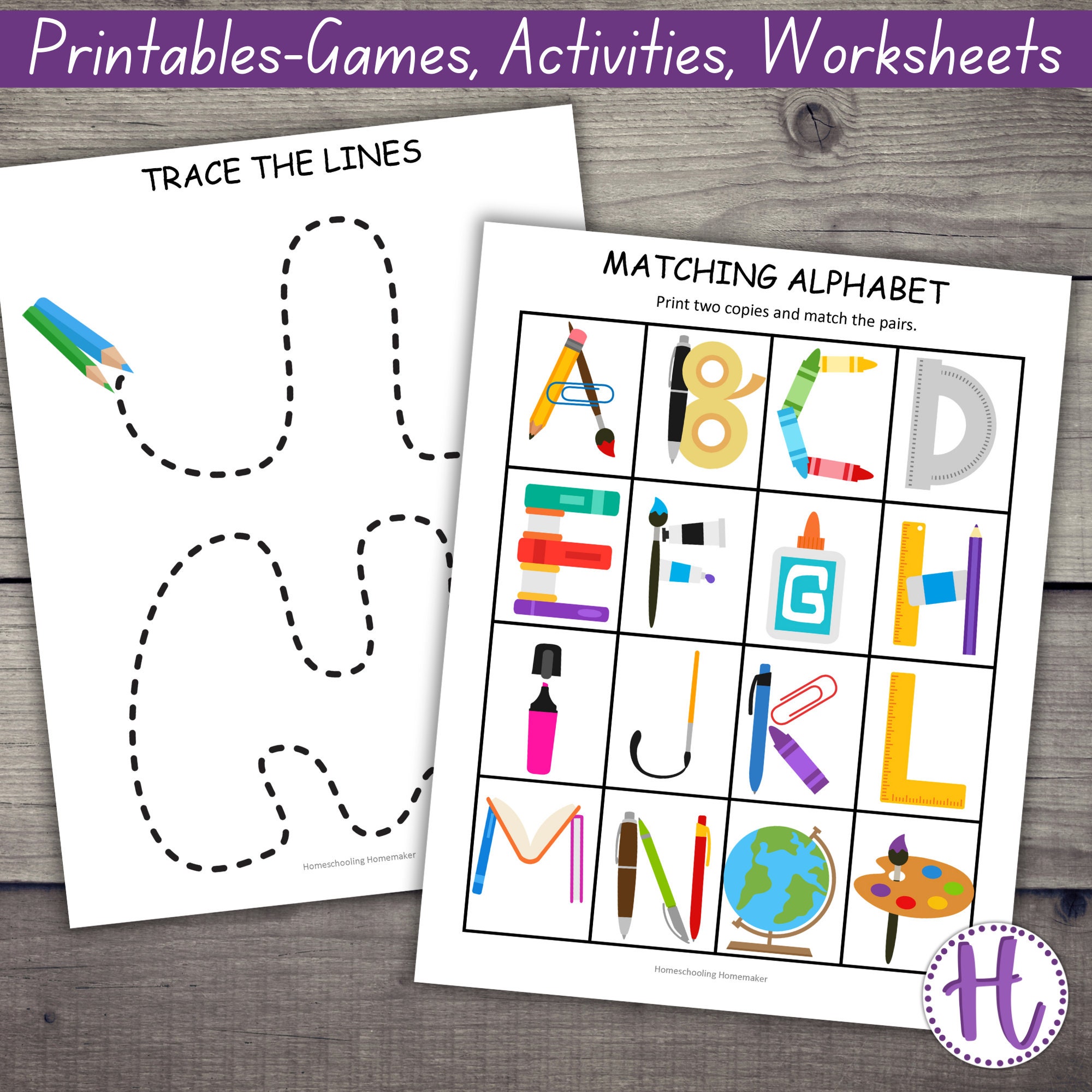 Back to School Activity Pack: Preschool Kindergarten Learning (PDF) - Etsy