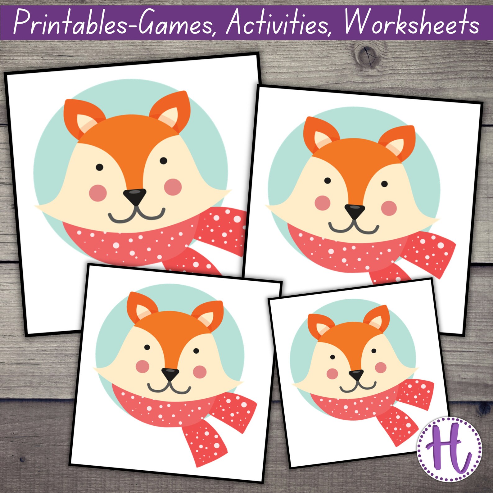 Winter Size Sequencing Cards for Toddlers, Simple Preschool Ordering ...