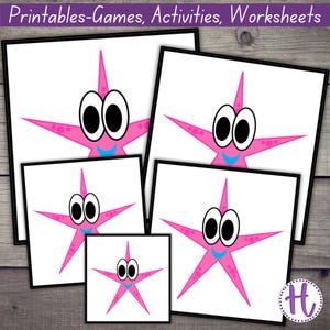 Ocean Animal Size Sequencing Cards for Toddlers, Preschool, Sort Cards ...