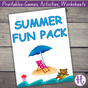 Summer Learning Worksheets: Preschool & Kindergarten Activity Pack ...