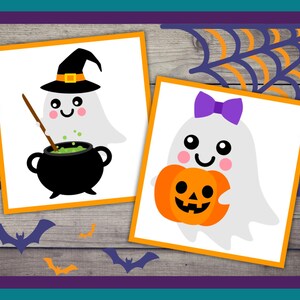 Halloween Ghost Tic Tac Toe Game: Printable Kids Activity (PDF) - Etsy