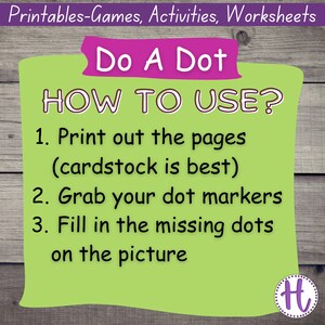 Camping Do A Dot Printable Worksheets for Kids, Dot Marker Activity ...