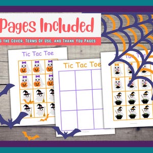 Halloween Ghost Tic Tac Toe Game: Printable Kids Activity (PDF) - Etsy
