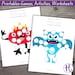 Monster Do A Dot Worksheets for Preschool, Toddler Dot Marker Sheets ...