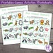 Zoo Animal Memory Game for Kids, Kindergarten, Preschool, Elementary ...