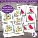 Summer Size Sequencing Cards for Preschoolers, Printable Summer ...
