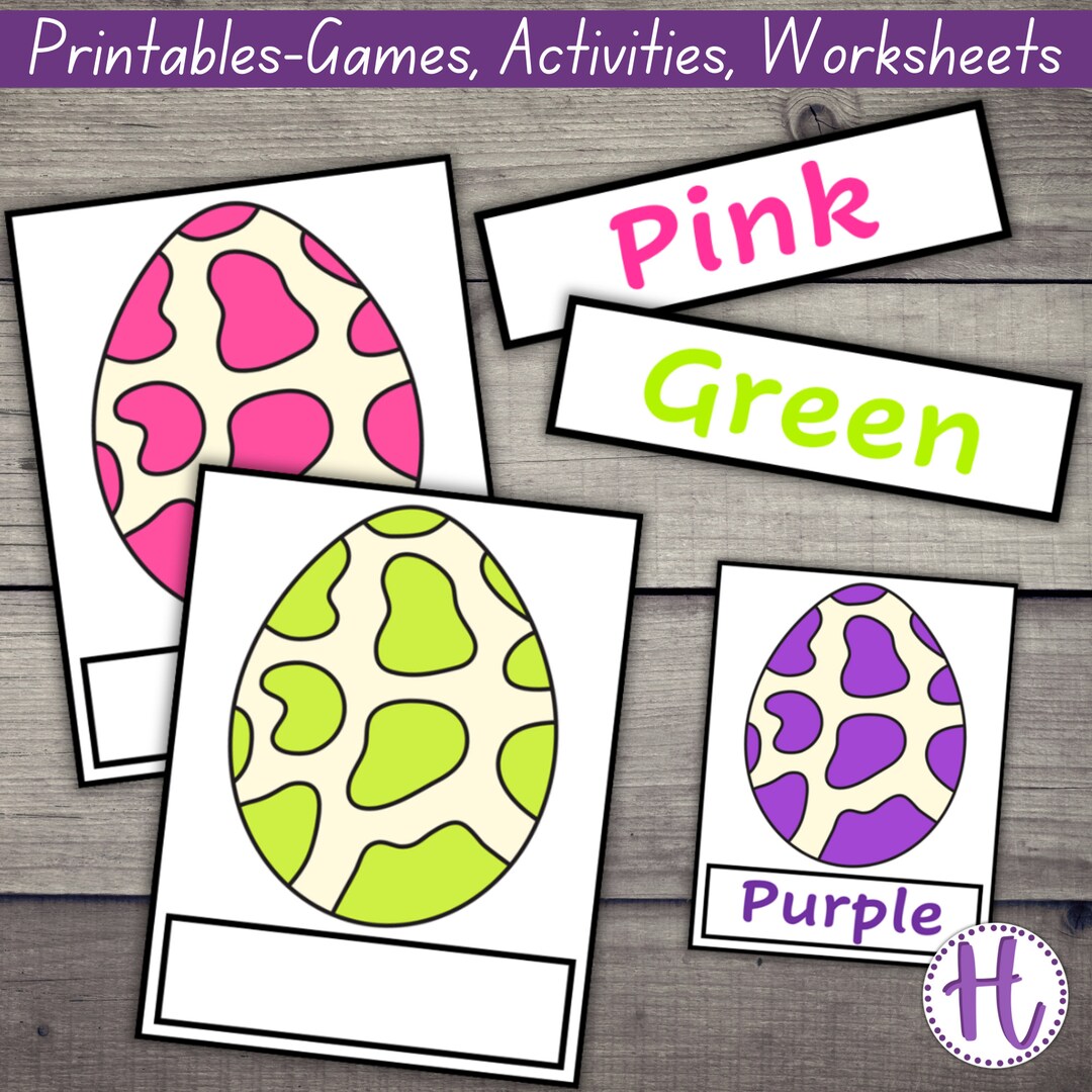 Color Flashcards Cut and Glue Activity for Toddlers, Preschoolers ...