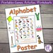 Alphabet Chart for Kids: ABC Learning Poster (PDF) - Etsy