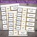 Construction Contraction Matching Cards for Kids, Elementary, Reading ...
