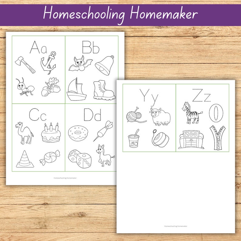 Alphabet Flashcards for Kids Kindergarten Preschool - Etsy