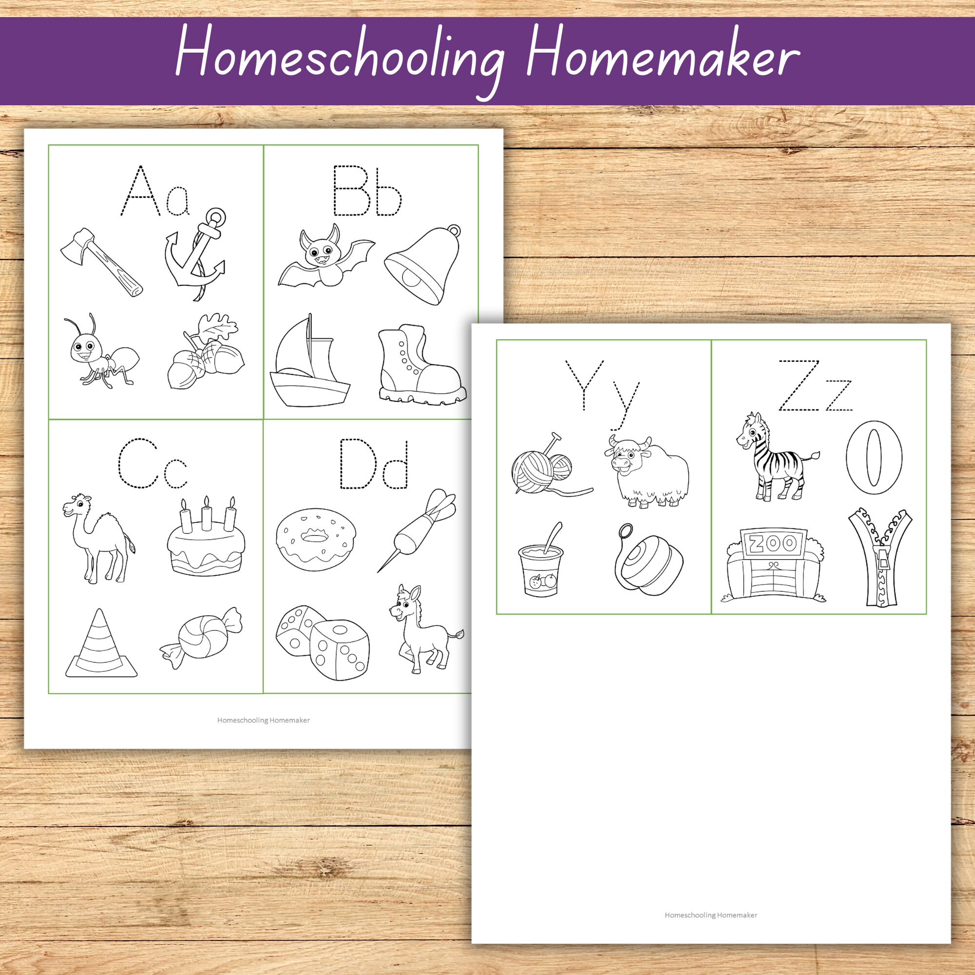 Alphabet Flashcards for Kids Kindergarten Preschool - Etsy