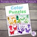 Color Puzzles, Color Recognition, Printable Puzzles, Preschool ...