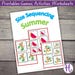 Summer Size Sequencing Cards for Preschoolers, Printable Summer ...