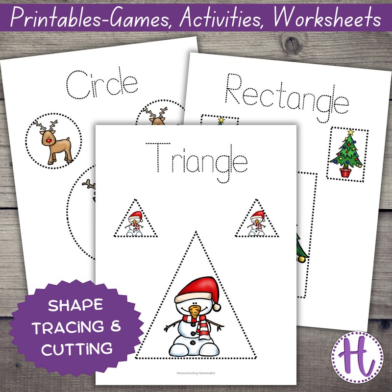 Christmas Shapes - Etsy