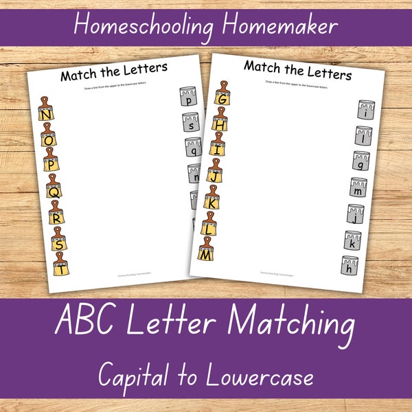 A Z Capital and Lowercase - Etsy