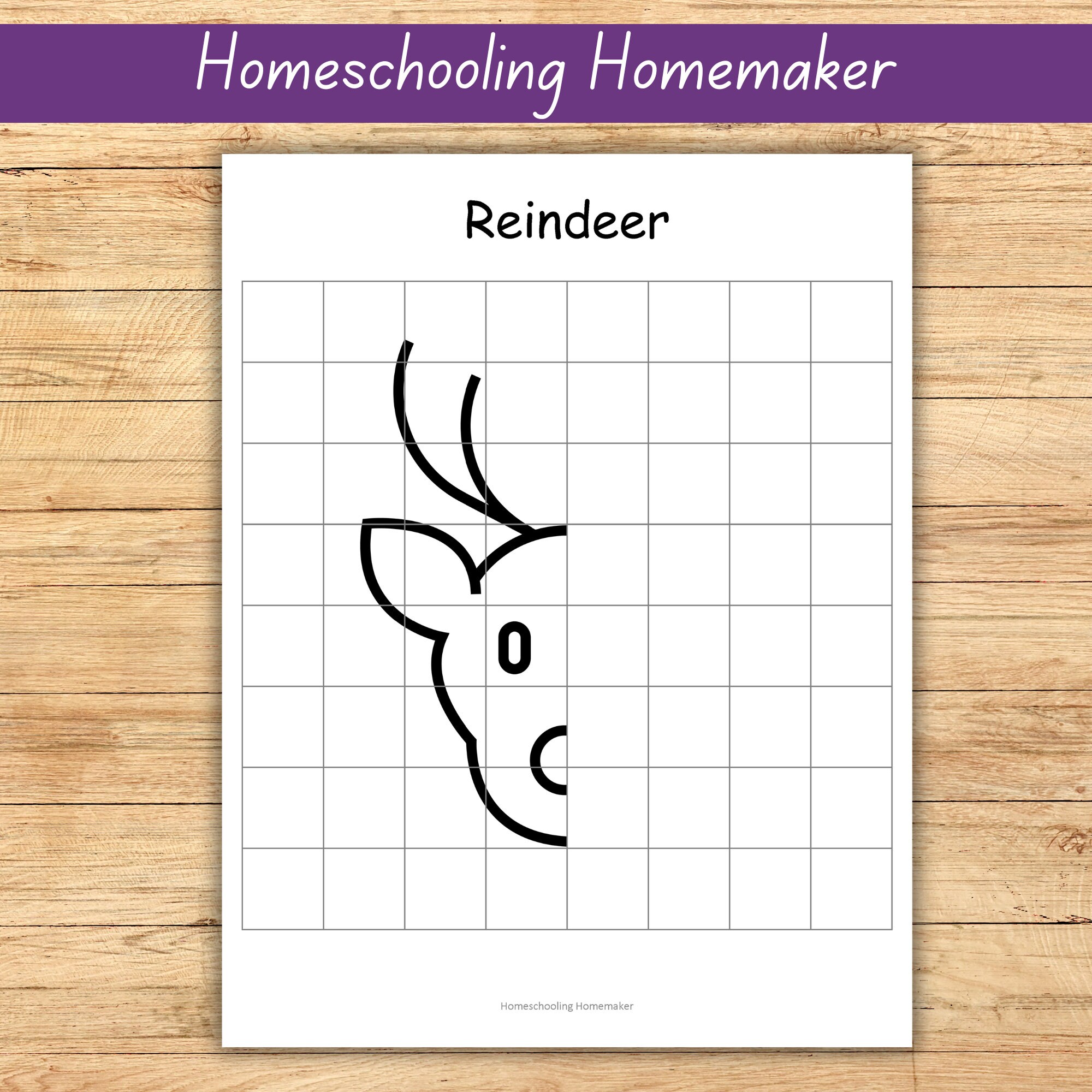 Symmetry Drawing Worksheets-christmas, Symmetrical Drawing for Kids ...
