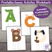 Animal Alphabet Flashcards: Preschool Learning (PDF Download) - Etsy