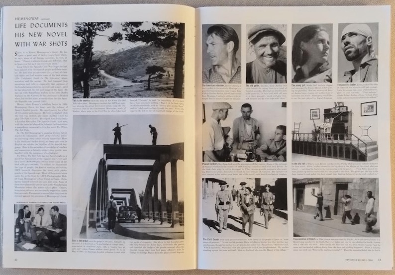 The Hemingways in Sun Valley in Life Magazine - Etsy