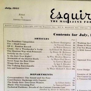 The President Vanquishes: A Bimini Letter in Esquire Magazine - Etsy
