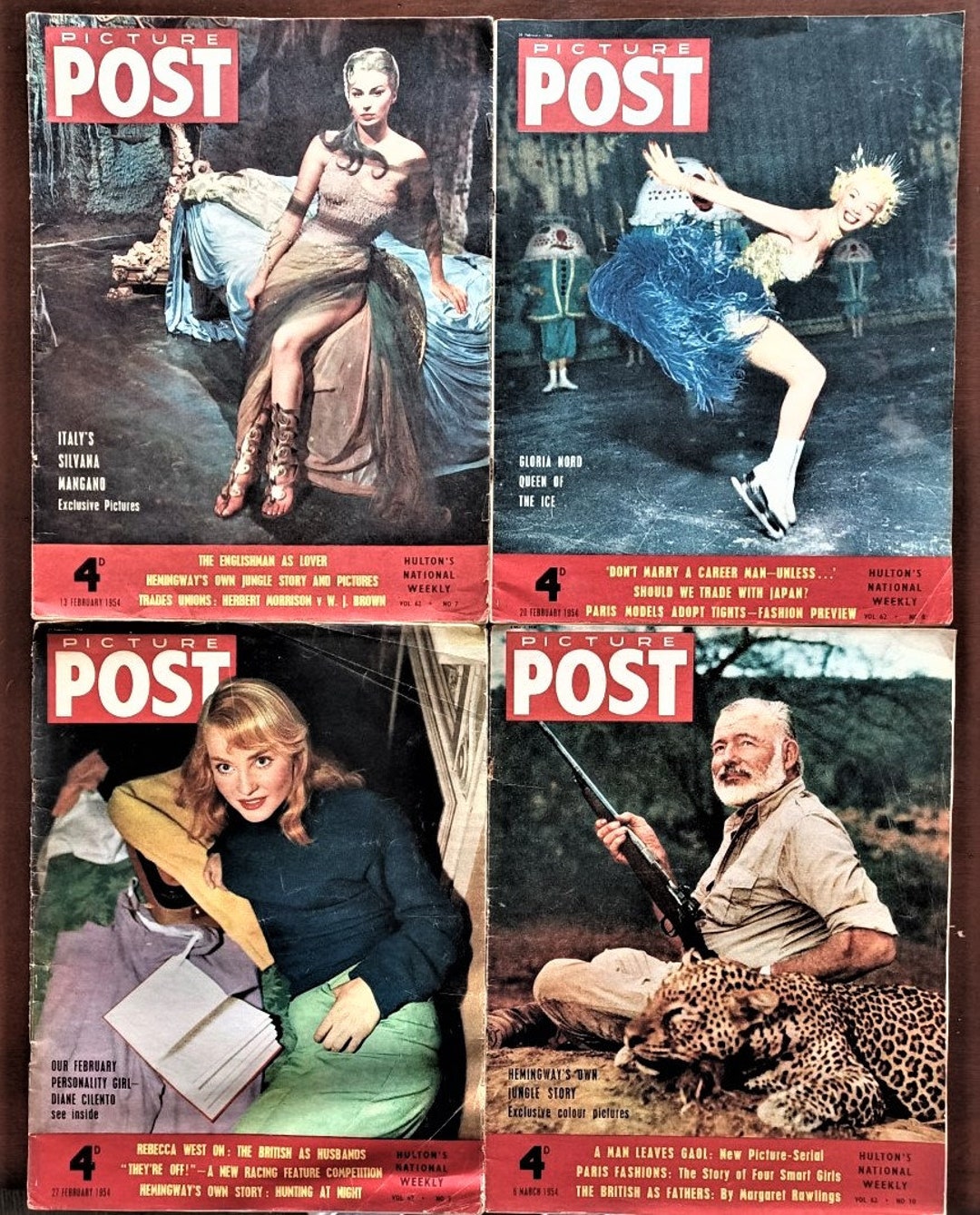 Hemingway on Safari in Picture Post Magazine, Complete in Four ...