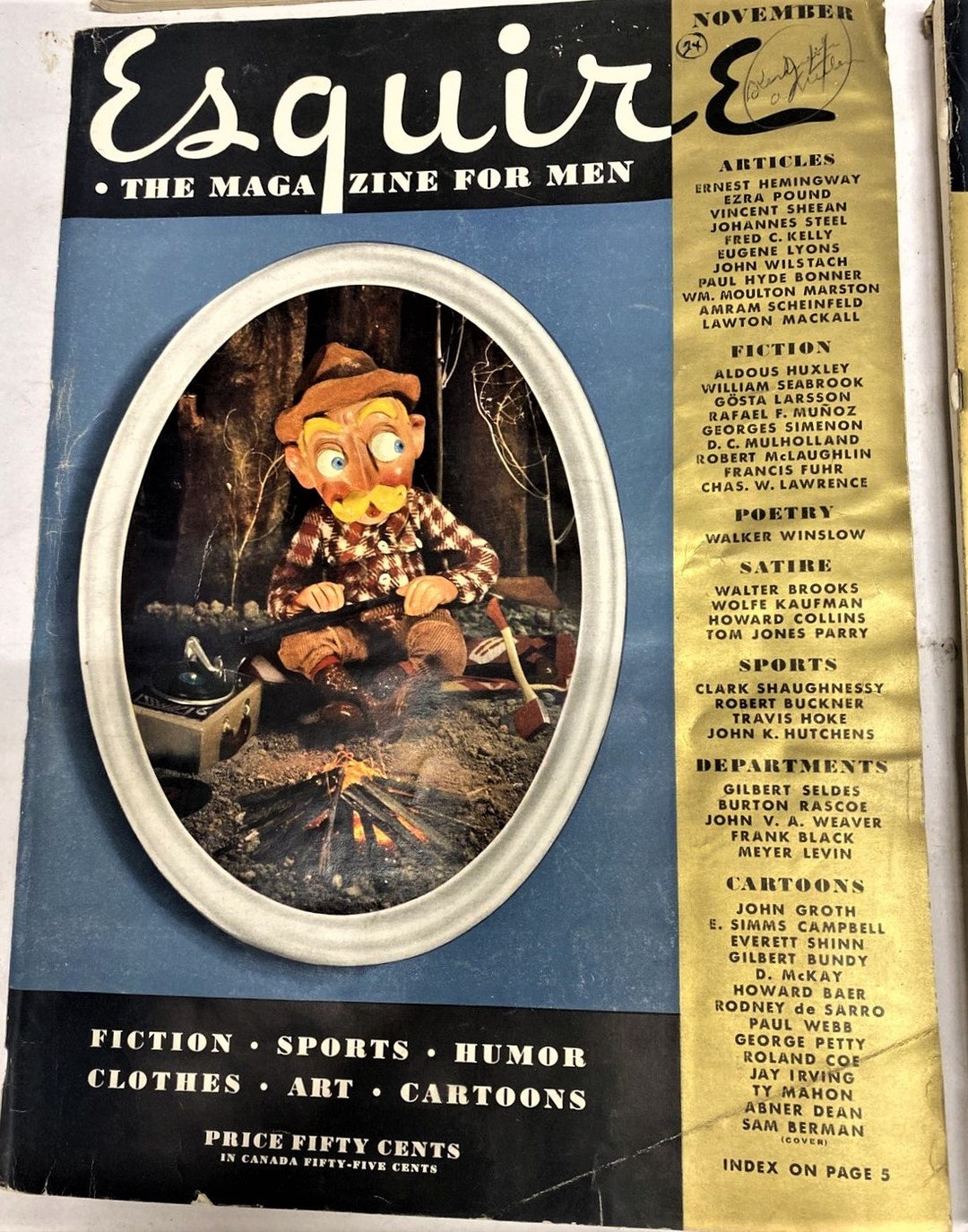 The Malady of Power: A Second Serious Letter in Esquire Magazine - Etsy