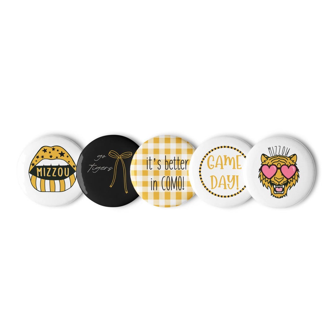 Go Mizzou Pin Buttons- Gameday, Pins, Football, Football Pins, College ...