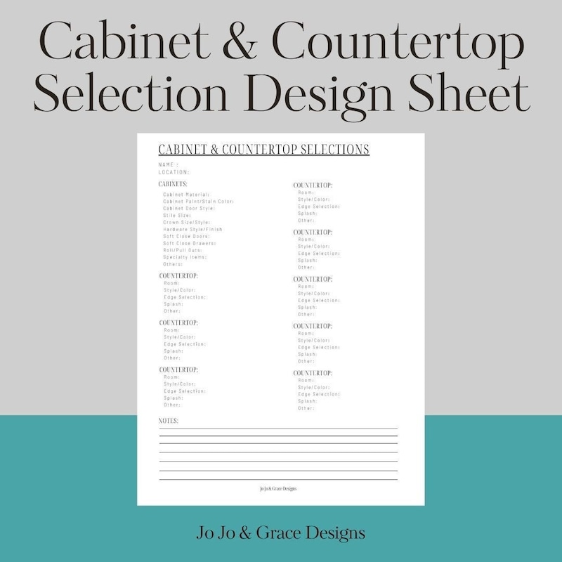 Builder Selection Template - Etsy