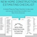 New Home Construction Estimating Checklist (printable PDF) - Etsy