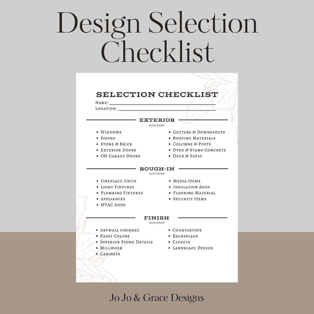 Building Construction Checklist, New Home Build Details, Interior ... Building Construction Checklist, New Home Build Details, Interior ...