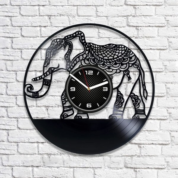 Elephant Clock - Etsy